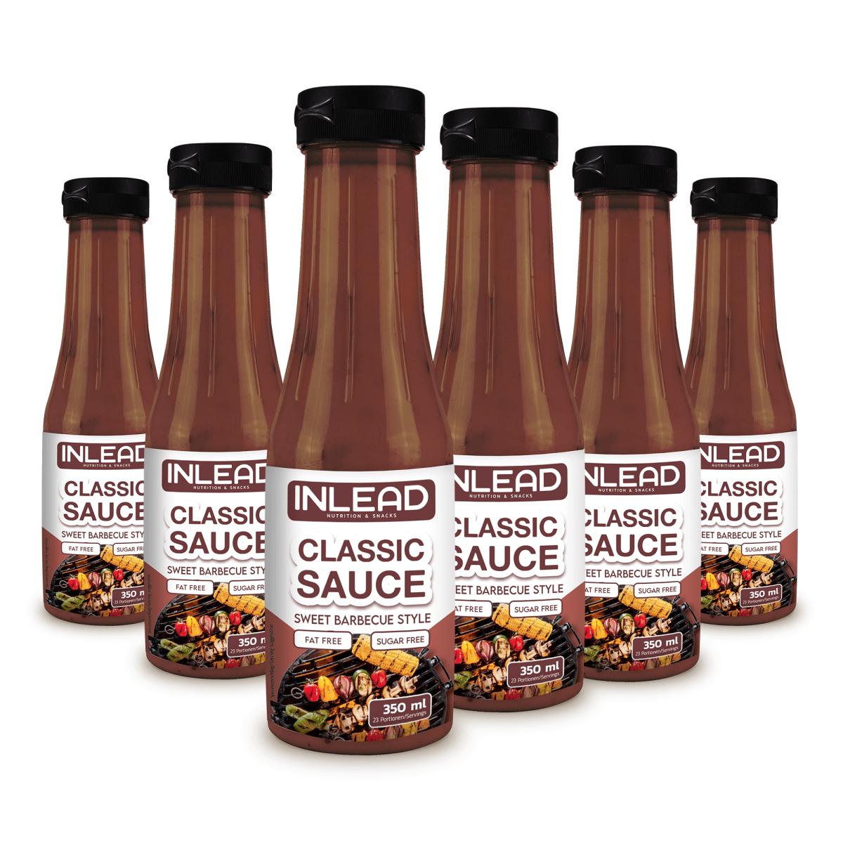 Inlead Classic Sauce - [6er Karton] 6 x 350ml Sweet Barbecue Style, 21,95