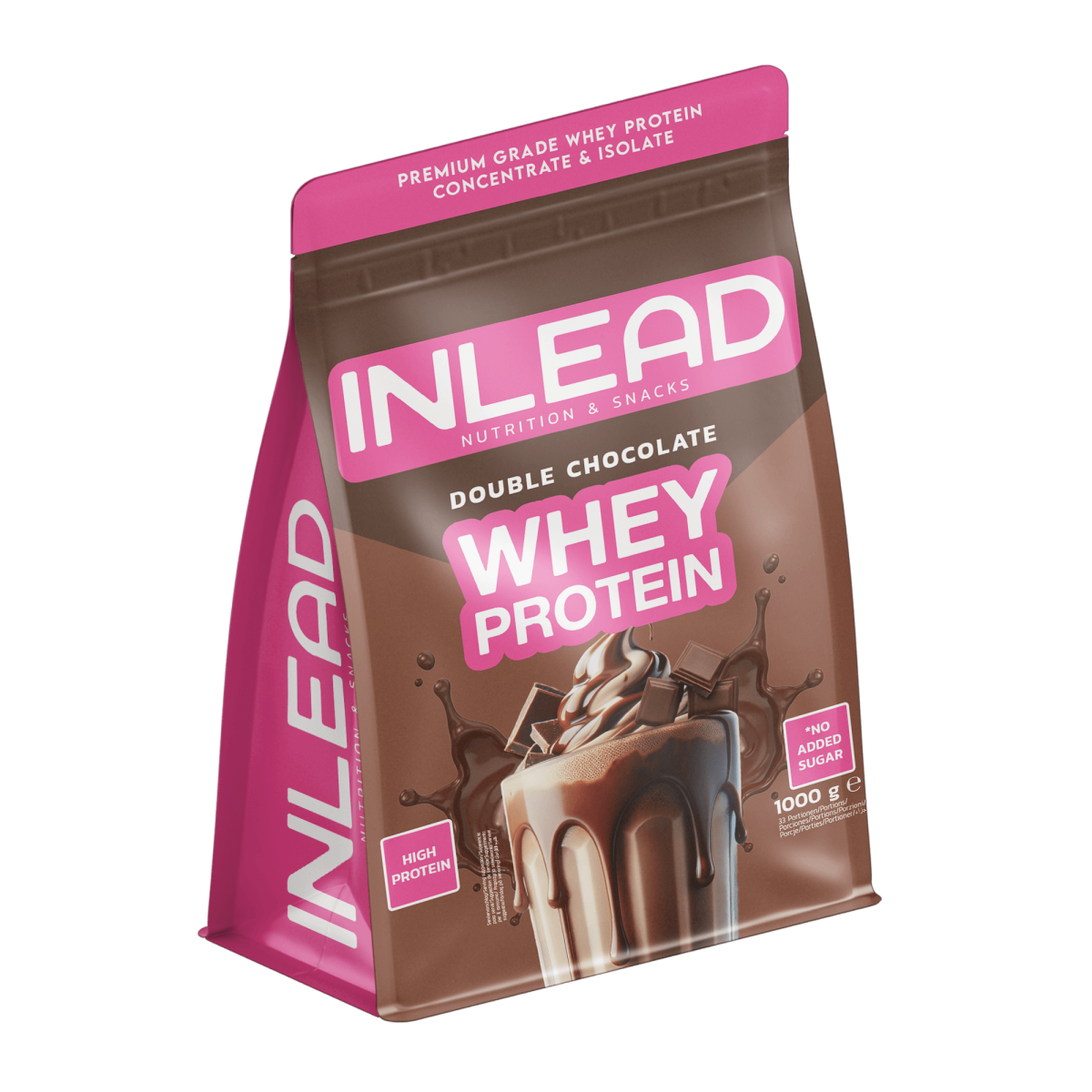 Inlead Whey Protein 1000g Double Chocolate, 32,95